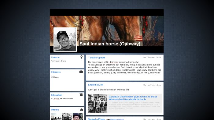 Saul Indian horse by paige solomon on Prezi