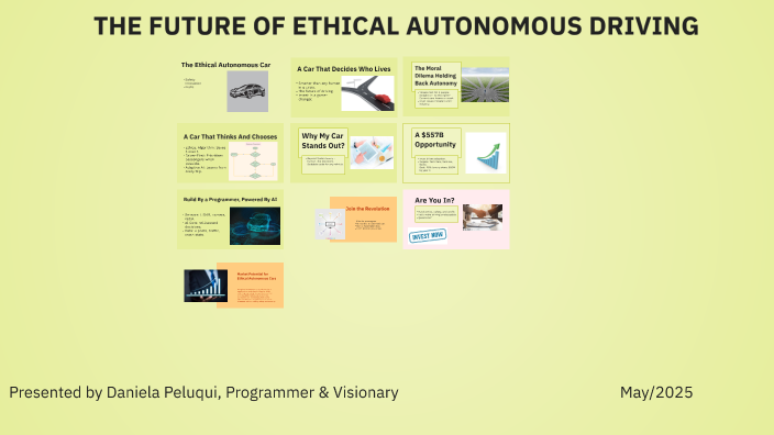 THE FUTURE OF ETHICAL AUTONOMOUS DRIVING by Daniela Santos on Prezi