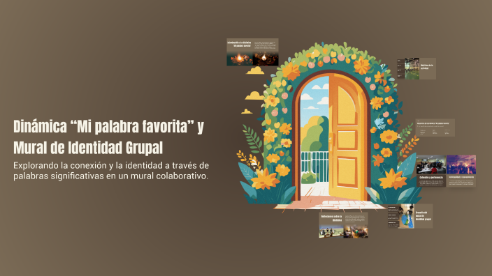 Dinámica “Mi palabra favorita” y Mural de Identidad Grupal by ESPAÑOL ...