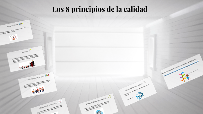 Los 8 principios de la calidad by evelyn gomez on Prezi