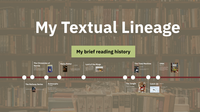 My Textual Lineage by Rick Breyer on Prezi