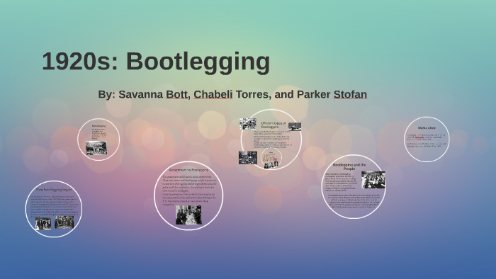 1920s: Bootlegging by on Prezi