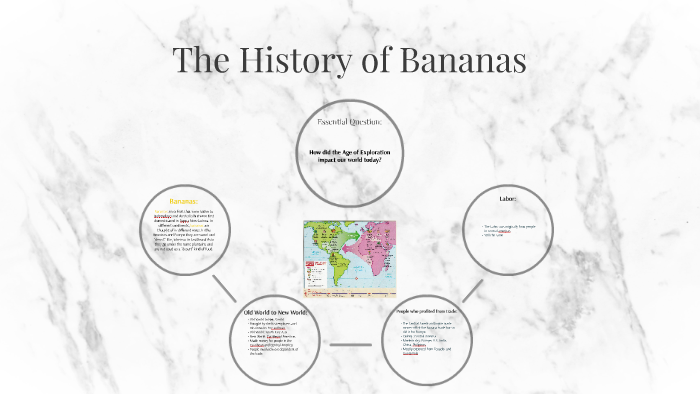 The History of Bananas by Ariana Arch on Prezi