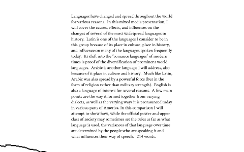 The Causes of language spread and change. by Alex Smith on Prezi