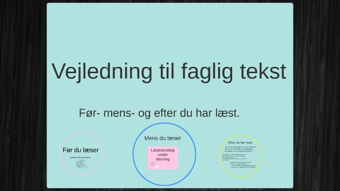 Vejledning til faglig tekst by Signe Lykke