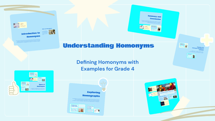 Understanding Homonyms by Christine Joy Mendoza on Prezi