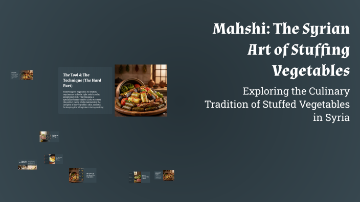 Mahshi: The Syrian Art of Stuffing Vegetables by Gate Association on Prezi