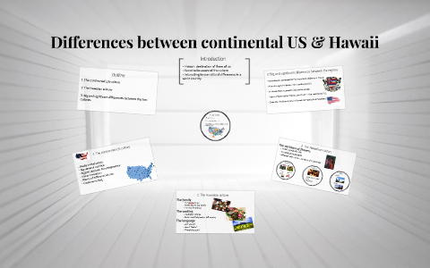 Differences between continental US & Hawaii by Alicia Dassance on Prezi