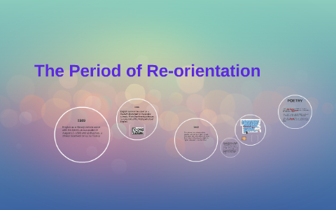 The Period of Re-orientation by faye ea on Prezi