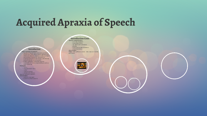 acquired apraxia of speech by katherine stanley on Prezi