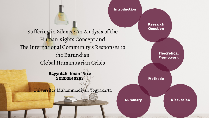 Suffering in Silence: An Analysis of the Human Rights Concept and The ...