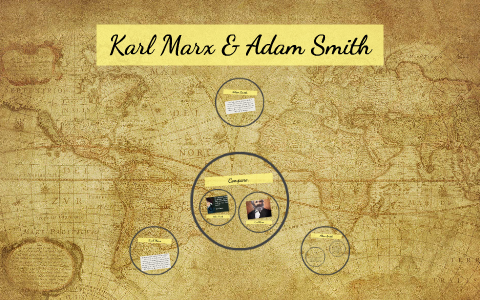 Karl Marx & Adam Smith by Griselda Mancia