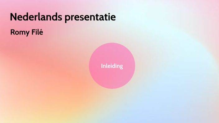 Nederlands presentatie by Romy Filé on Prezi