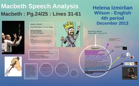 Macbeth Speech Analysis - by Helena Izmirlian on Prezi