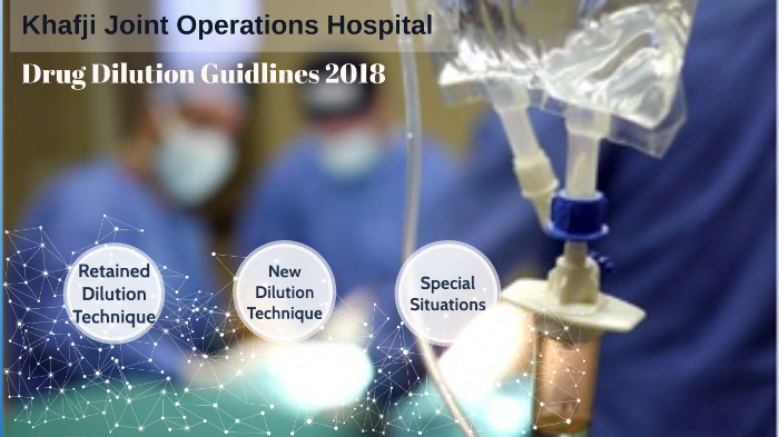 Drug Dilution Guidelines 2018 by mustafa hafiz on Prezi
