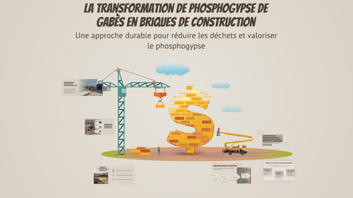 La transformation de phosphogypse de Gabès en briques de construction ...