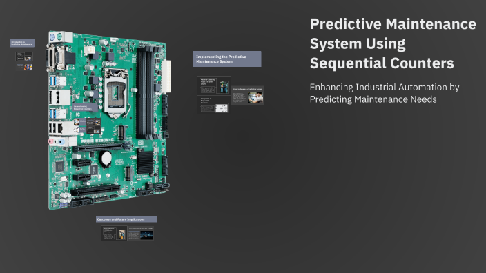 Predictive Maintenance System Using Sequential Counters by mani ...