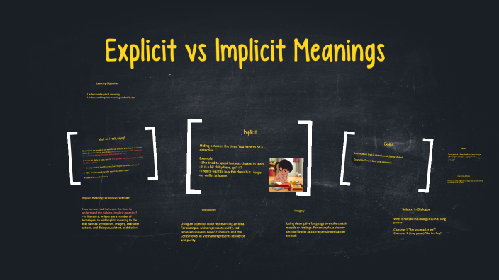 Explicit vs Implicit Meanings by Sarah Elantably on Prezi