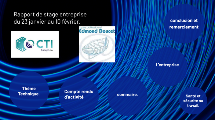 rapport de stage en entreprise by Raphaël Vrac on Prezi
