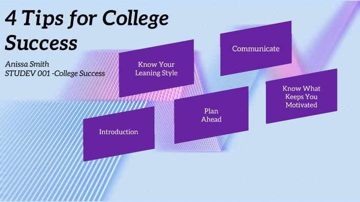 4 Tips for College Success by Anissa Smith