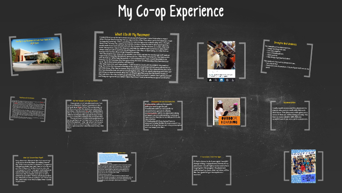 My co-op experience by Celine B on Prezi