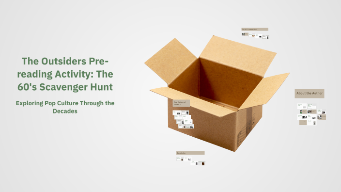 The Outsiders Pre-reading Activity: The 60's Scavenger Hunt by Ashley ...