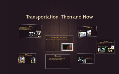 Transportation, Then and Now by Shelby H on Prezi