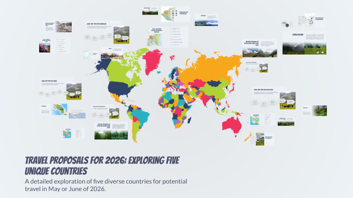 Travel Proposals for 2026: Exploring Five Unique Countries by Mathieu ...