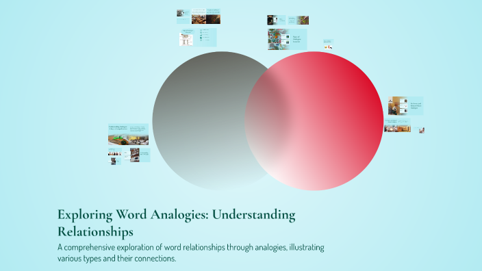 Exploring Word Analogies: Understanding Relationships by Cynthia Stirns ...