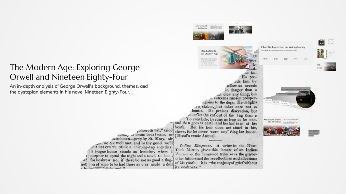 The Modern Age: Exploring George Orwell and Nineteen Eighty-Four by ...