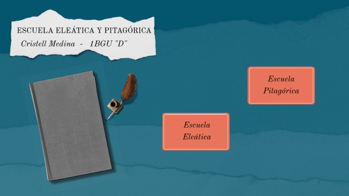 ESCUELA ELEÁTICA Y PITAGÓRICA by Cristell Medina Songor on Prezi