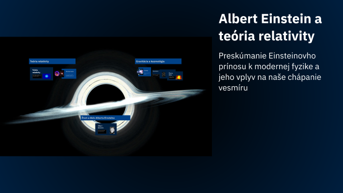 Albert Einstein a teória relativity by Mária Mátisová on Prezi