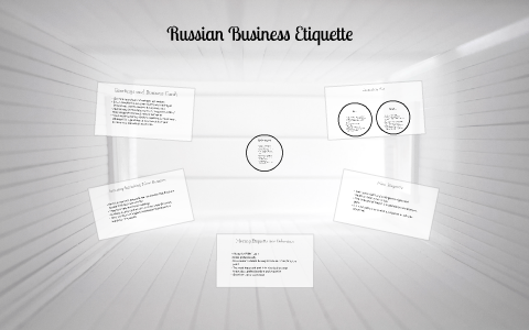 Russian Business Etiquette by on Prezi