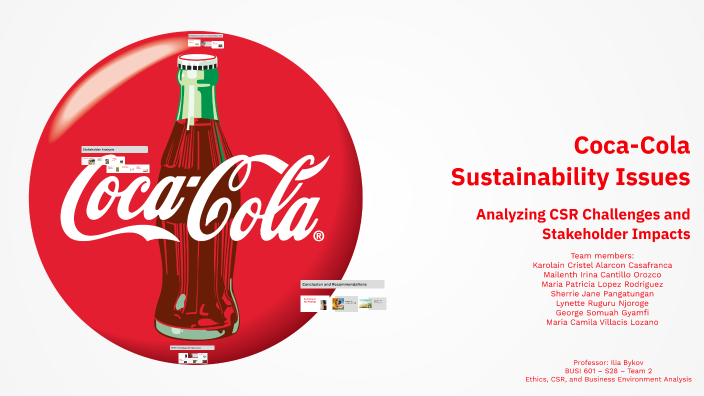Coca-Cola Sustainability Issues by Maria Lopez Rodriguez on Prezi