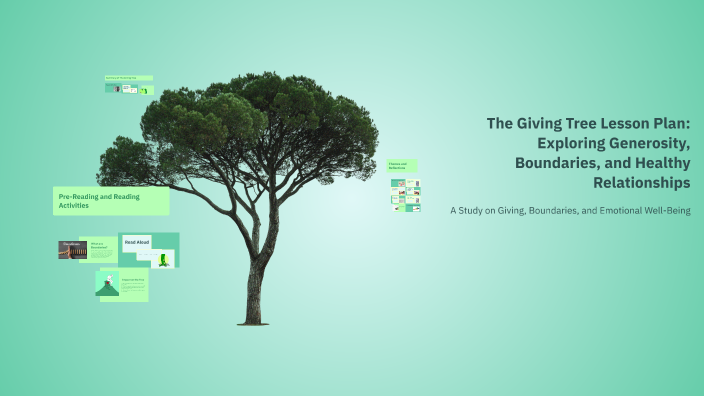 The Giving Tree Lesson Plan: Exploring Generosity, Boundaries, and Healthy Relationships by ...