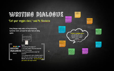 Writing Dialogue - Grade 6 by Jade Lattanzi on Prezi
