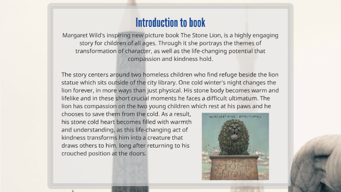 'The Stone Lion' by Chelsea Breheny on Prezi