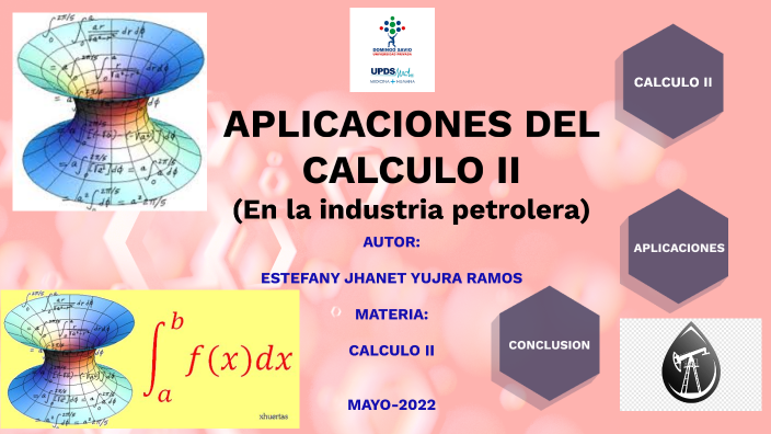 APLICACION DEL CALCULO II by Estefany Jhanet Yujra Ramos on Prezi