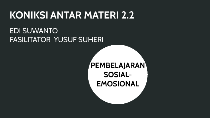 KONEKSI ANTAR MATERI MODUL 2.2 by Edi Suwanto on Prezi