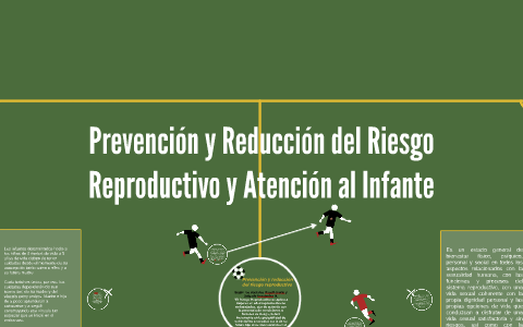 prevencion y reduccion del riesgo reproductivo y atencion al by ...