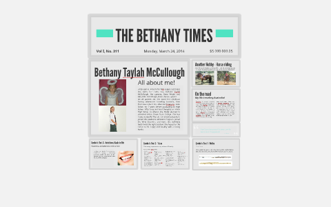 THE BETHANY TIMES by Bethany McCullough on Prezi