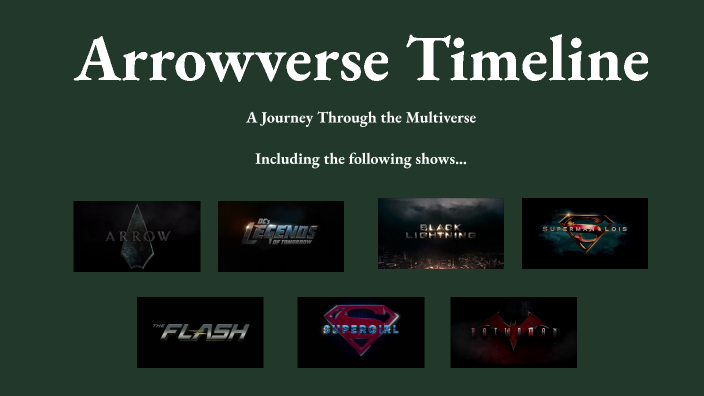 Arrowverse Timeline by Victoria Mistbird on Prezi