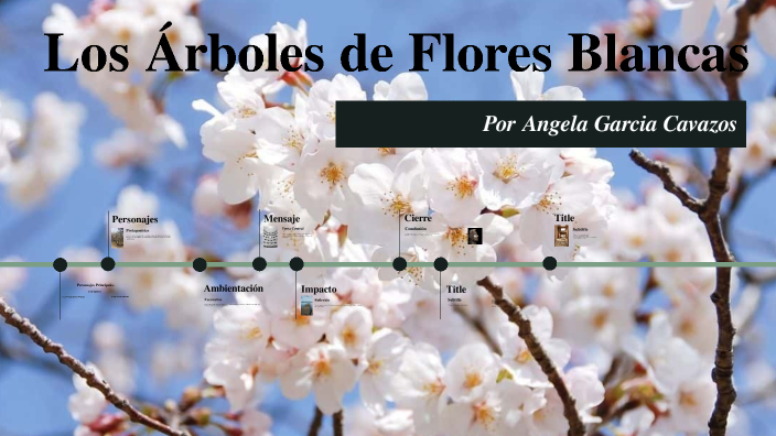 Los Árboles de Flores Blancas by Angela GC on Prezi