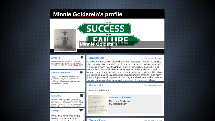 Minnie Goldstein by Alejandra Fuentes on Prezi