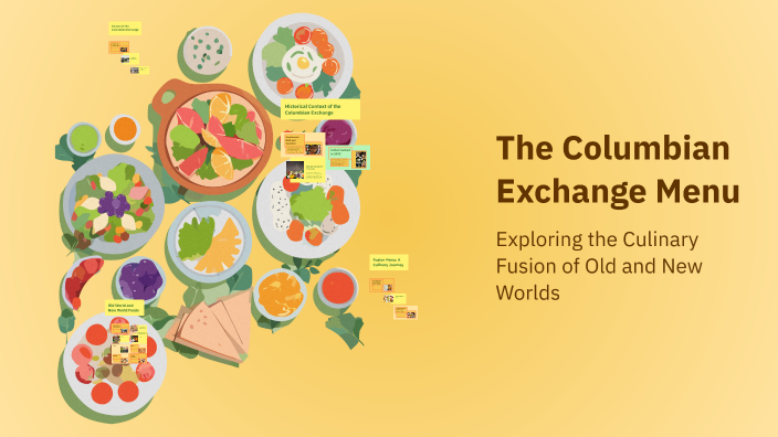 The Columbian Exchange Menu by Wyatt Whitaker on Prezi