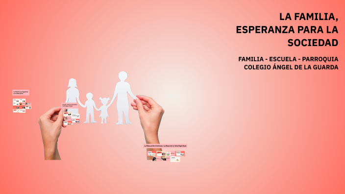 LA FAMILIA, ESPERANZA PARA LA SOCIEDAD by Vicaría Evangelización on Prezi