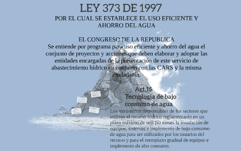 LEY 373 DE 1997 by on Prezi