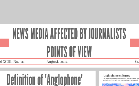 Anglophone meaning by Ayelet Feinzaig