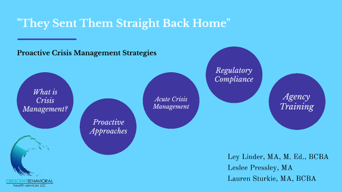 Proactive Crisis Management Strategies by Risley Linder on Prezi