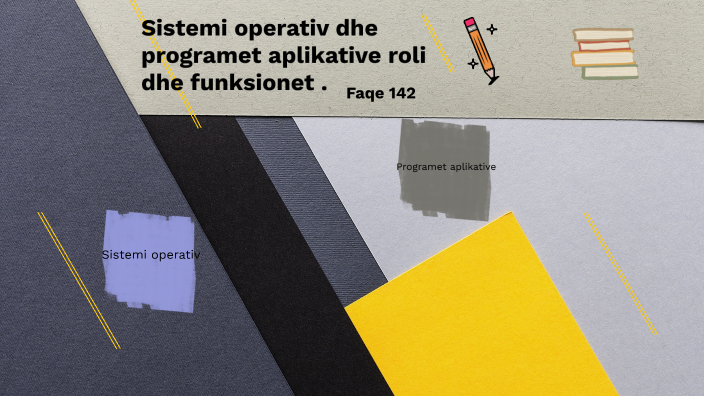 Sistemi operativ dhe programet aplikative-roli dhe funksionet by Martin ...